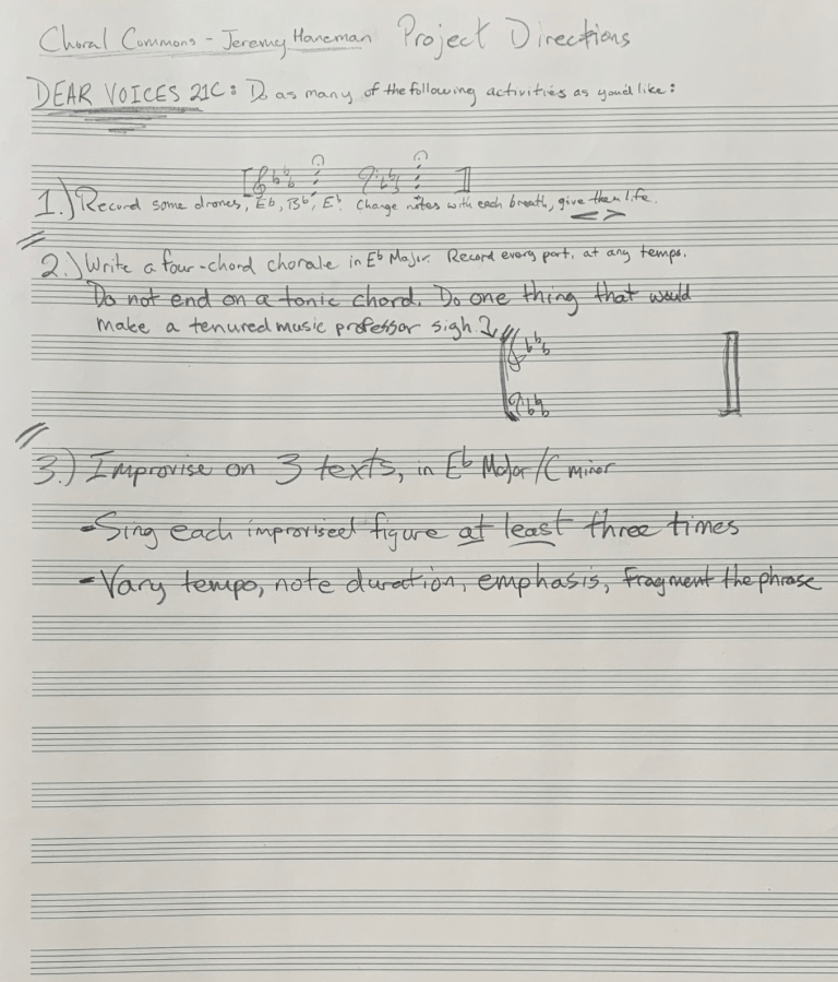 A Poem and a Text Score by Michael Genese – Quarter Notes Magazine